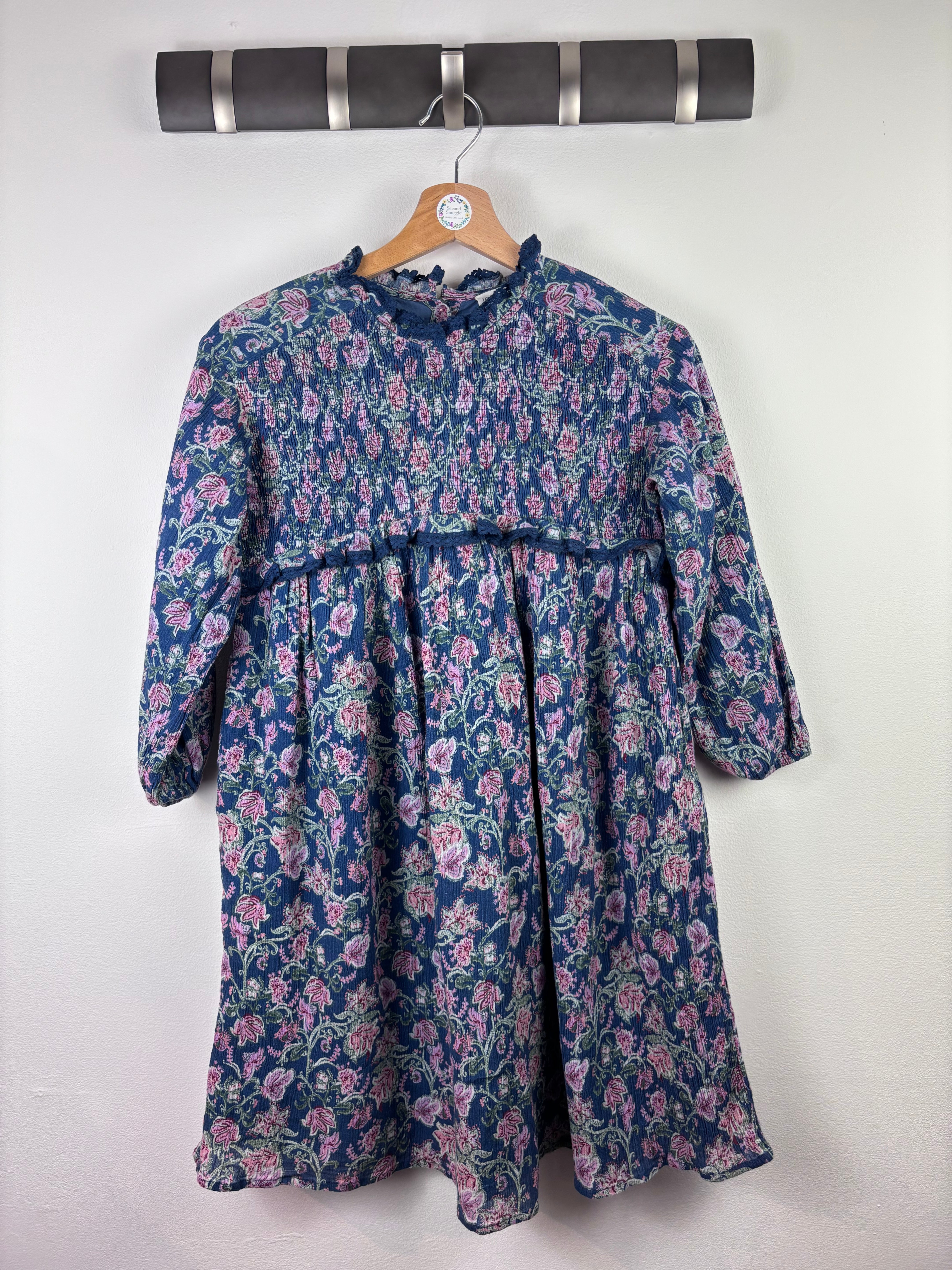 Louise Misha Vexa Blue Wild Flowers Dress 8 Years – Second Snuggle Preloved
